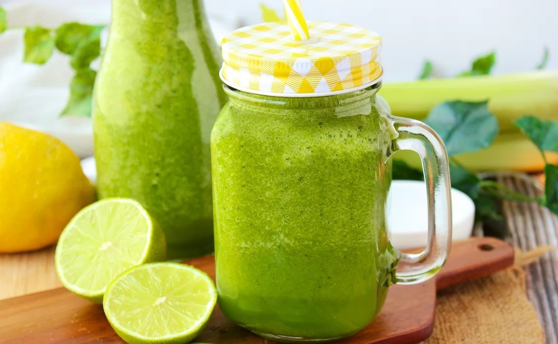Jugo verde saludable : Nutrición y Energía en un Vaso